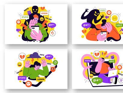 10 Cyberbullying Illustration By Denayuneep ~ Epicpxls