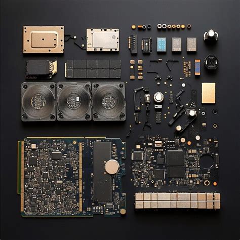 Disassembled Gpu Revealing The Pcb Memory Chips And Gpu Die Premium Ai Generated Image