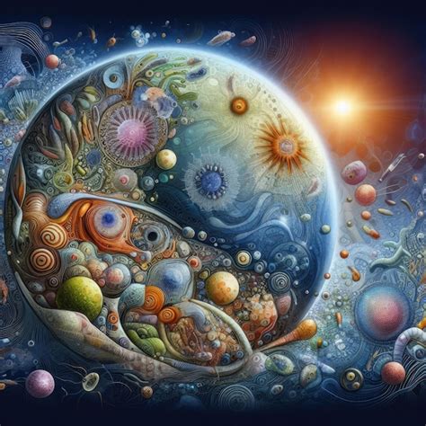 Premium Photo Abstract Bakterial Microbiology Background For Social Media