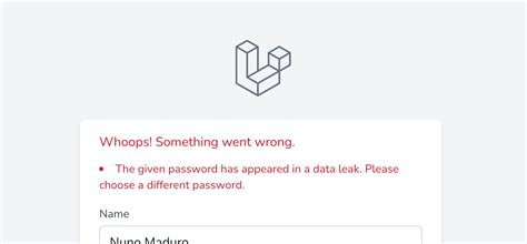 Verify If Entered Password Is Compromised In Data Leak Or Not In Laravel X Amit Merchant A