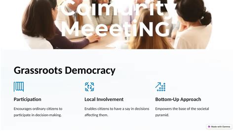 Ppt Grassroots Democracy Understanding Governancepptx