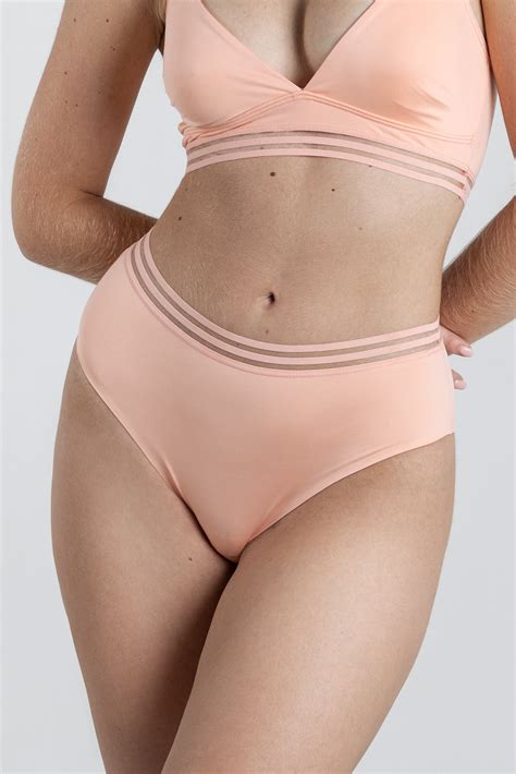 Peach Seamless Panties Aura Soft Bottom Underwear Zelf Intimates