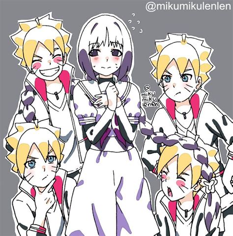 Borusumi Boruto Sumire Naruto Fan Art Naruto Anime Naruto And Hinata