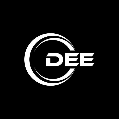Dee Letter Logo Design In Illustration Vector Logo Calligraphy
