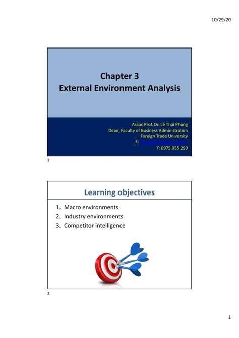 External Environment Analysis Assignment 2022