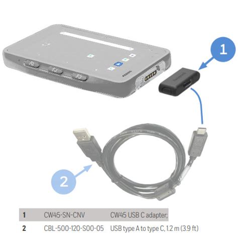 Cw45 Sn Cnv Honeywell Cw45 Usb C Adapter