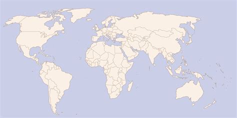 Carta Geografica Mondo Da Stampare Kirc