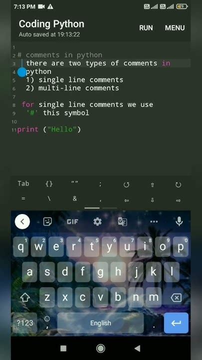 Single Line Comments In Python Youtube