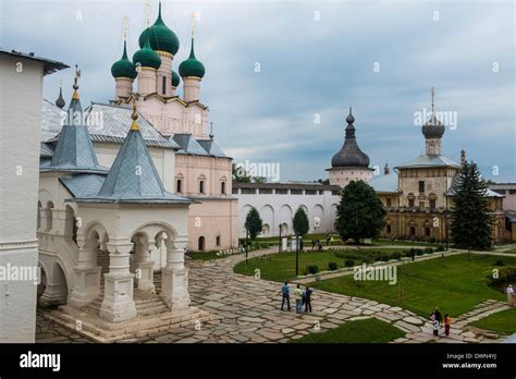 The Kremlin of Rostov Veliky, Golden Ring, Russia, Europe Stock Photo ...