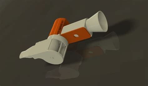 Blow Powered Led Flashlight Pinshape
