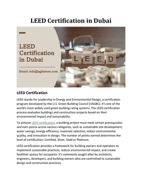 Ppt Leed Certification In Dubai Powerpoint Presentation Free