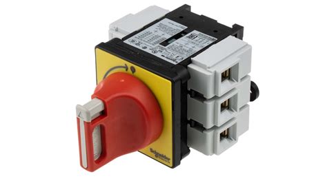 Vcf4 Schneider Electric 3p Pole Panel Mount Isolator Switch 80a Maximum Current 37w Power