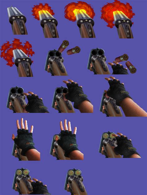 Fps Gun Sprites By Rekkimaru