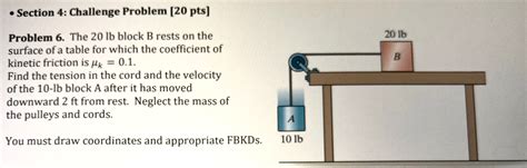 solved section 4 challenge problem 20 pts] 20 lb b