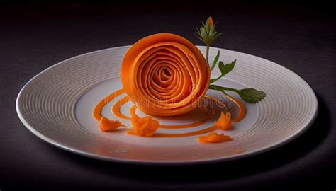 Fresh Vegetable Slice On Herbal Plate Decoration Generated By Ai Stock