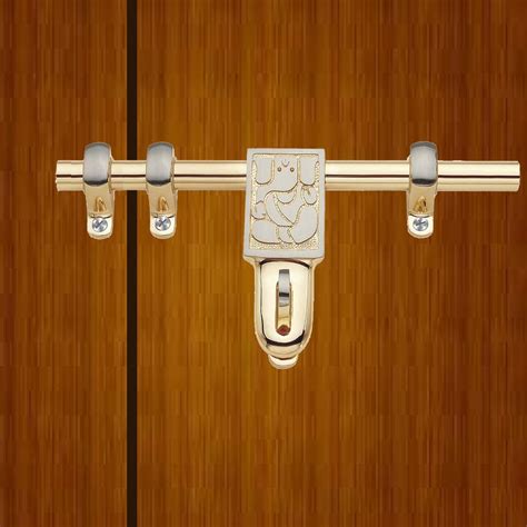 Spider Solid Brass Ganesha Aldrop With Silver Gold Finish For Main Door