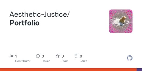 Github Aesthetic Justiceportfolio