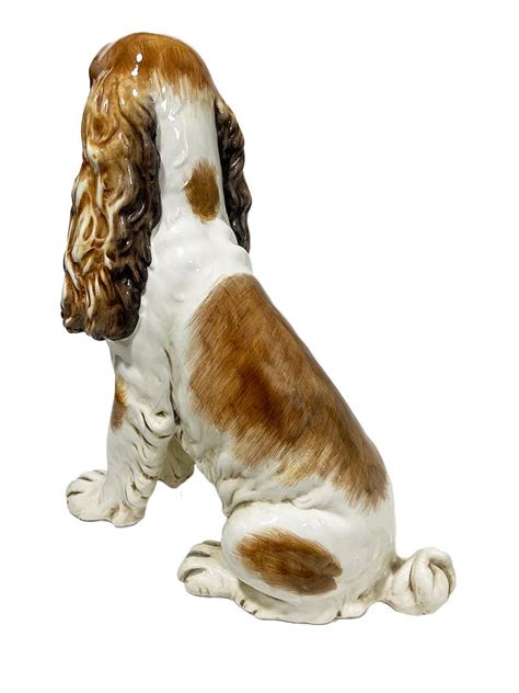 Italian Ceramic Cocker Spaniel 1970s At 1stdibs Italian Cocker