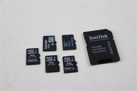 Microsd Memory Cards 4gb Lot Of 10 Property Room