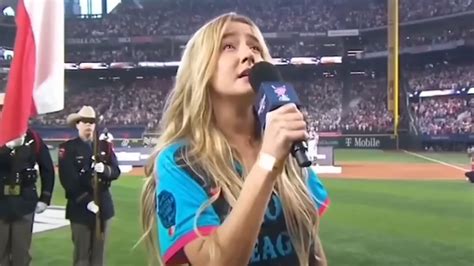 Viral Drunk National Anthem Singer Ingrid Andress Now Getting Huge