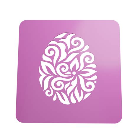 Stencil Easter Egg Stl Vector 9 Cookie Cutter Stl Store Design