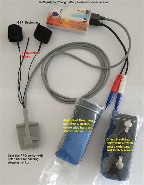 Professional Biofeedback Device With 5 Sensors Bluetooth Connectivit