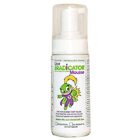 Lice Eradicator 4 Oz Mousse Spray Applicator Eradmse4oz The Home Depot