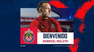 Liga Mx 2025 Oficial Gabriel Milito Es Presentado Con Chivas