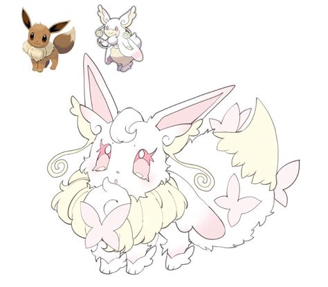 Eevee Audino And Mega Audino Original And 1 More Drawn By
