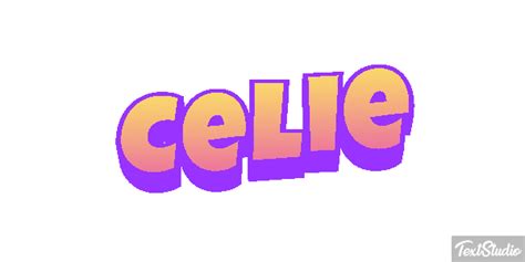 Celie Name Animated  Logo Designs
