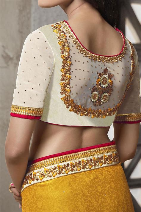 Saree Blouse Neck Designs With Lace Styles Boutiques Ladies Valet