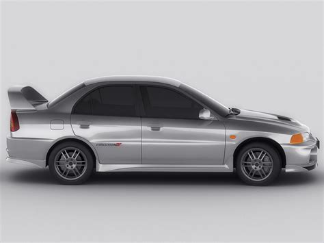 Mitsubishi Lancer Evo Iv 1996 1998 3d Model 14 3ds C4d Fbx Lwo