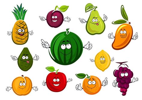 Frutas Animadas Vectores Iconos Gráficos Y Fondos Para Descargar Gratis