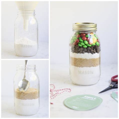 How To Make A Cookie Mix In A Jar Mason Jar Cookies Mix Mason Jar