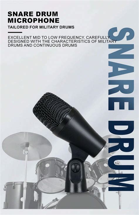 Drumkit 7 Drum 7 Piece Wired Dynamic Drum Mic Drum Microphone Set Professional Band
