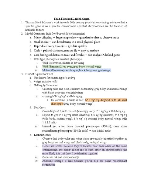 Chapter 15 Chromosomal Basis Of Inheritance Bio100 Hunter College