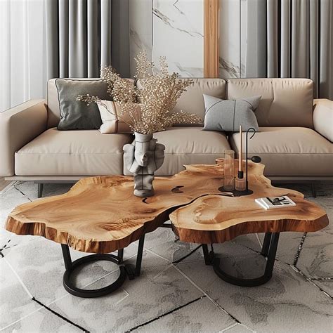 5 Space Saving Live Edge Coffee Tables For Limited Spaces
