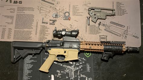 Sold Mk18 Complete Upper And Lower Hopup Airsoft