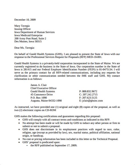 Free 11 Business Proposal Letter To Client Samples And Templates In Pdf
