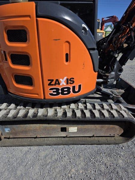 2017 Hitachi Zx38u 5a 38t Rubber Tracked Excavatordigger Olsen