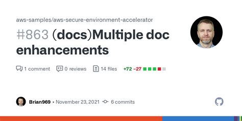 Docsmultiple Doc Enhancements By Brian969 · Pull Request 863 · Aws Samplesaws Secure