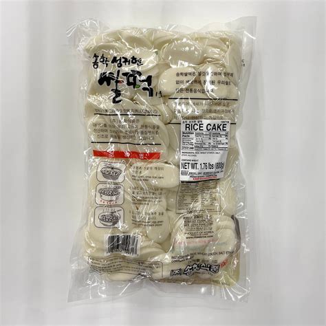 Songhak Rice Cake Sliced 송학 성귀현 쌀 떡국 떡 800g