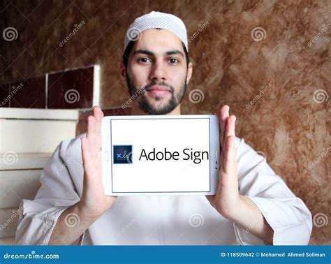Adobe Sign Logo Editorial Photography Image Of Cloud 118509642