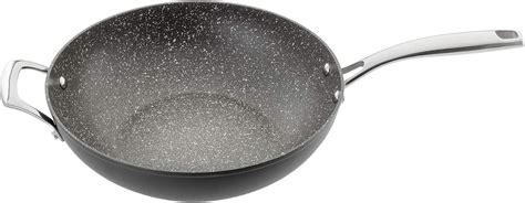 Stellar Rocktanium Sp49 75qt 12 Non Stick Wok With Rock