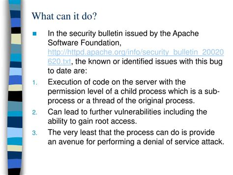 Ppt Apache Web Server Security Issues Powerpoint Presentation Free