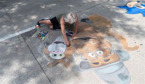 Scenes From The Fort Wayne Museum Of Art Chalk Walk Multimedia