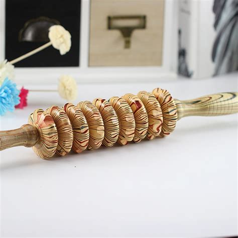 Wooden Massager Handheld Roller Trigger Point Mass Vicedeal