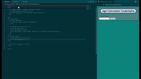Codealpha Here Is My Video For Task 1 Of The Internship With My Code