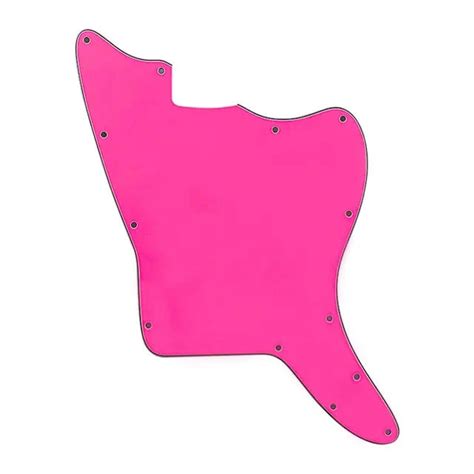 Jazzmaster Pickguard Blank 13 Hole 4 Ply Pink Ploutone