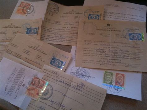 Cuban Birth Marriage And Death Certificates